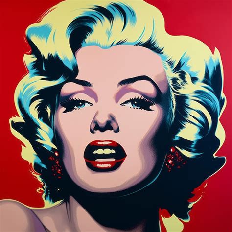Marilyn Monroe The Iconic Pop Art Symbol Premium Ai Generated Image