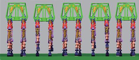 Side Step Motion Simulation Of Quadruped Robot On Flat Ground Download Scientific Diagram