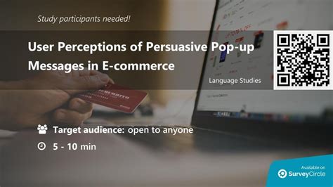 User Perceptions Of Pop Up Messages Rsurveycircle