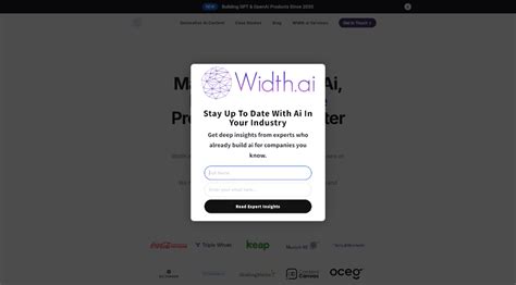 Width Ai Ai And Machine Learning Consulting For Business Growth