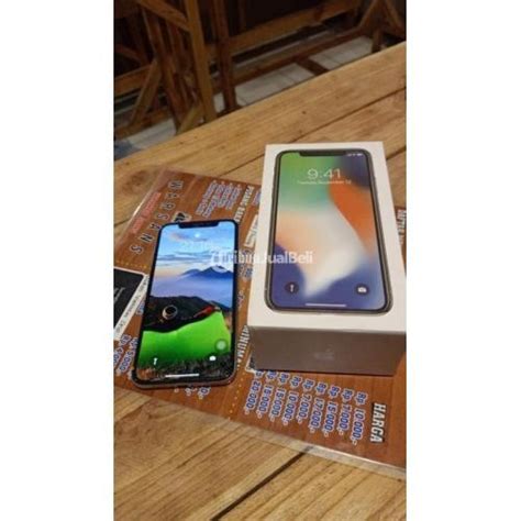 Hp Bekas Iphone X Gb Fullset Like New Mulus Ex Inter Harga Nego Di Jakarta Tribun Jualbeli