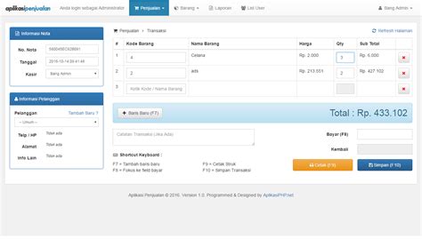 Source Code Aplikasi Penjualan Berbasis Web