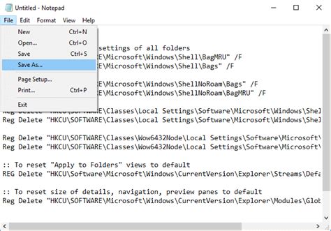 Reset Folder View Settings To Default In Windows 10 Techcult