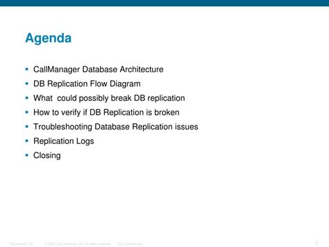 PPT Cisco CallManager Database Replication PowerPoint Presentation Free Download ID 4413285