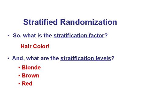 Basics Of Randomization Purpose Of Randomization Is Intended
