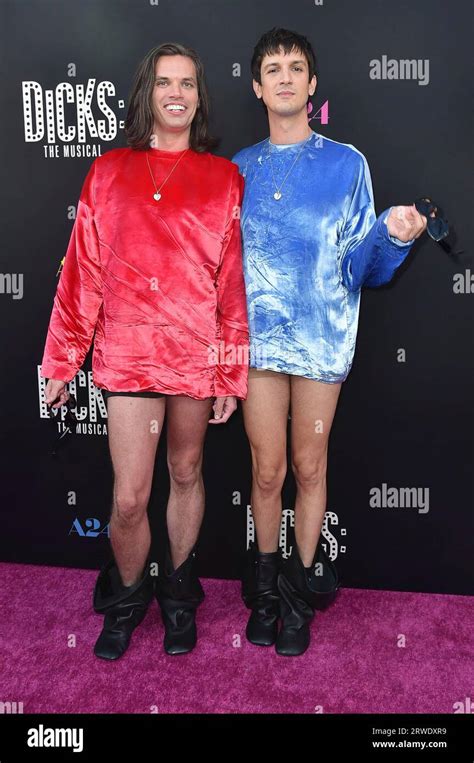 Aaron Jackson Left And Josh Sharp Arrive At The Premiere Of Dicks