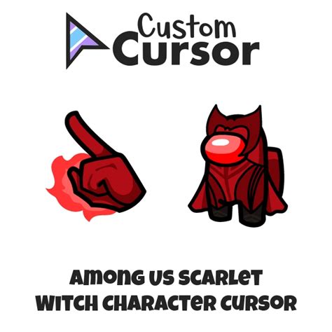 Among Us Scarlet Witch Character Cursor Custom Cursor