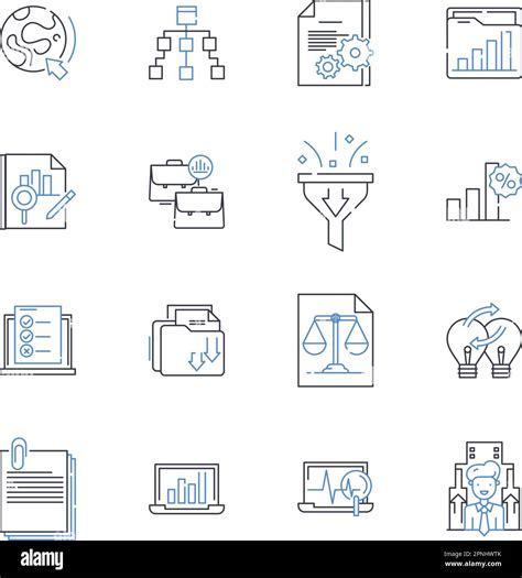 Social Analytics Line Icons Collection Insights Metrics Dashboards Engagement Monitoring