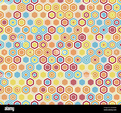 Honeycomb Hexagon Cells Background Geometric Shapes Of Varied Style And Color Hexagon Cells