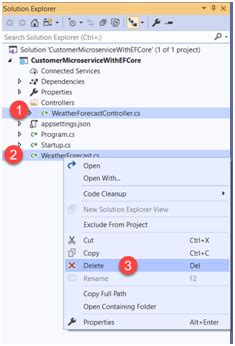 Net Core Microservice With Database And Create A Code First Database Using Entity Framework 3 1