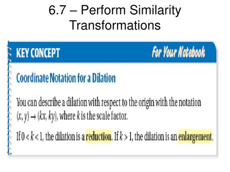 Ppt 67 Perform Similarity Transformations Powerpoint Presentation