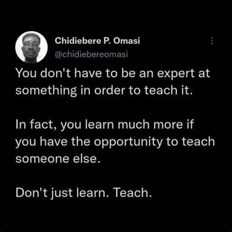 Chidiebere Omasi On Linkedin You Dont Have To Be An Expert At