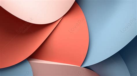 파스텔 블루와 산호색 종이 배경의 하향식 3d 렌더링 3d 배경 호색 배경 3d 렌더링 배경 이미지 Hd 3d 호색 3d 렌더링 배경 사진 무료 다운로드