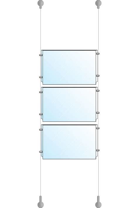 Clear Acrylic Wall Display Kit Landscape 17×11 1×3 Showcase Art