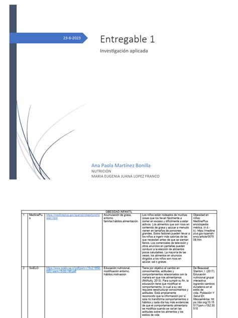Obesidad Infantil Pdf Obesidad Obesidad Infantil