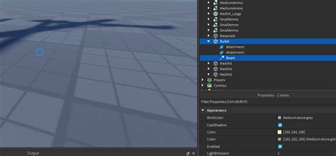 Beam Is Not Showing Up Creations Feedback Developer Forum Roblox