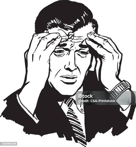 คนเครียด ภาพประกอบสต็อก ดาวน์โหลดรูปภาพตอนนี้ ผู้ชาย เพศชาย ความกลัว อารมณ์เชิงลบ