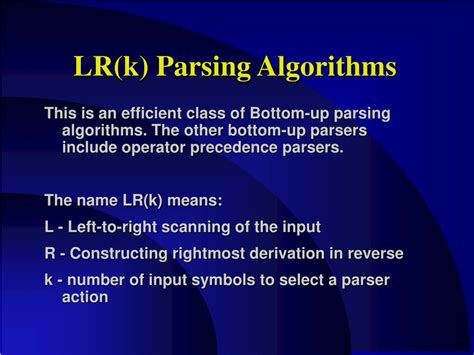 Ppt Syntax Analysis Lr0 Parsing Powerpoint Presentation Free