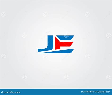 Letter Je Abstract Initial Monogram Logo Design Stock Vector Illustration Of Cartoon Vector