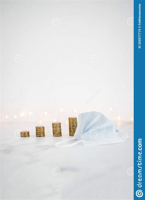 Increase In Prices And Inflation After The Pandemic Stacks Of Coins Lined Up From Smaller To