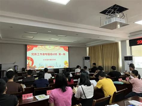 程村镇：举办党务工作者专题培训班 阳西县人民政府网站
