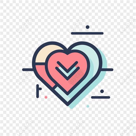 사랑 심장 아이콘 개념 벡터 디자인스케치ui Png 일러스트 무료 다운로드 Lovepik