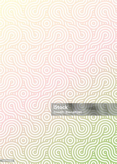 아시아 기하학적 배경입니다 밝은 파스텔 색상 현대적이고 빈티지한 동양적인 원 선과 파도 세련 된 선형 장식 아치가 있는 기하학적 줄무늬 배경입니다 규칙적인 흑백 질감입니다