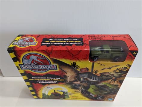 Hasbro Jurassic Park Iii 3 Pteranodon Attack Set 2001 Sealed The