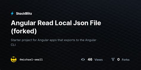 Angular Read Local Json File Forked Stackblitz