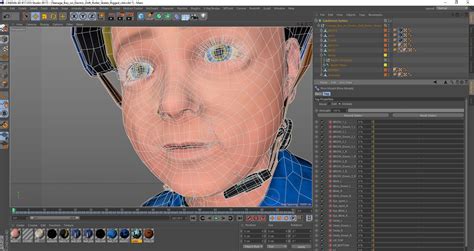 Teenage Boy On Electric Drift Roller Skates Rigged For Cinema 4d 3d