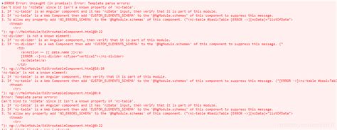 Ng Zorro 提示控件不可用nz Table Is Not A Known Element 1 If Nz Table Csdn博客