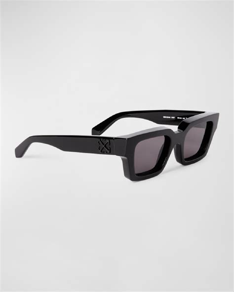 Off White Mens Virgil Acetate Square Sunglasses Neiman Marcus