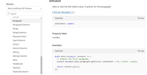 Indent And Alignment Not Working In Office Js In Word WordApi 1 1 WordApi 1 2 Issue 894