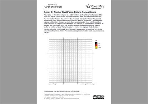 Roman Mosaics And Computing Worksheets For Ks2 Computing Teachwire Worksheets Library