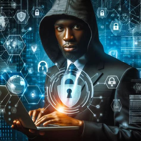 Premium Ai Image Computing And Network Concept Hacker Using Computer