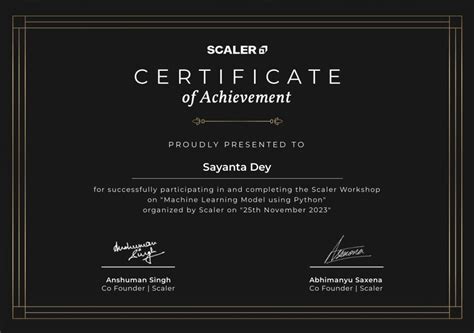 Sayanta Dey On Linkedin Certificate Machine Learning Model Using Python