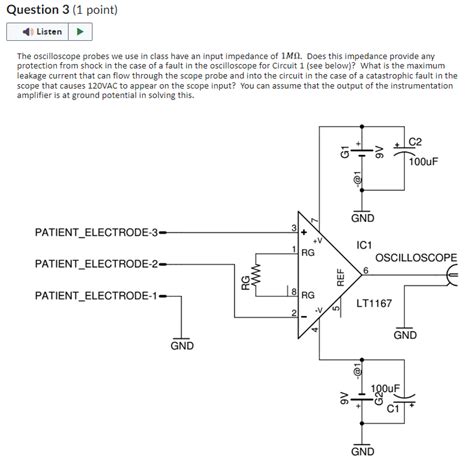 Solved The Oscilloscope Probes We Use In Class Have An Input
