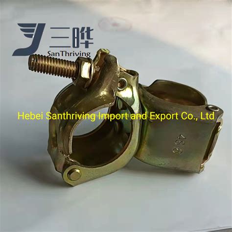 JIS Standard Scaffolding Fixed Clamp Swivel Coupler Scaffolding Coupler Joint Fastener Clamp