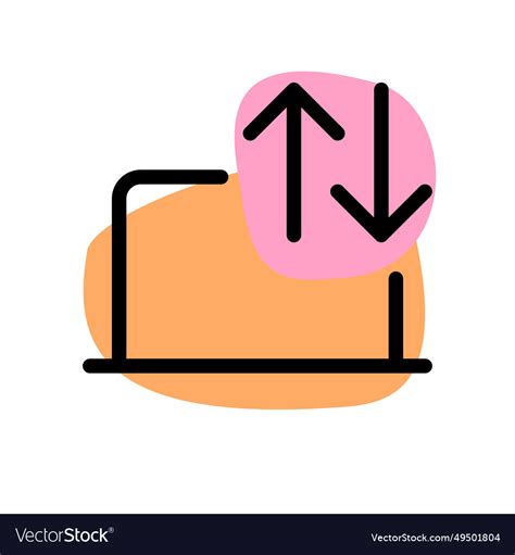 Copying Or Transferring Files Between Computers Vector Image