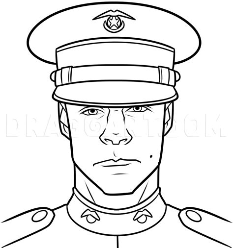 How To Draw Usmc Logo