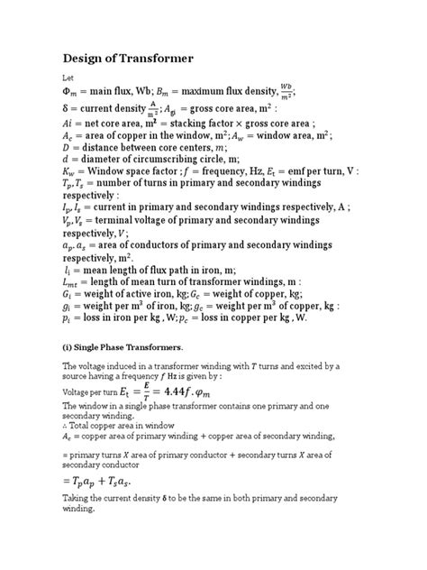 Transformer Design Module 2 New Download Free Pdf Transformer Inductor