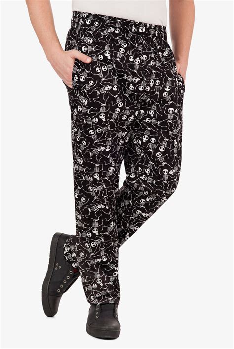 Ua Chef Mens Boneyard Baggy Chef Pants Printed Chef Pants