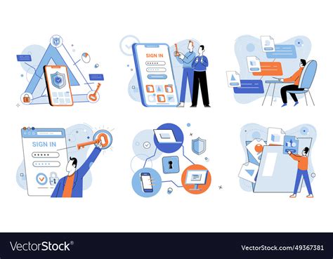 Login Password Users Need To Confirm Royalty Free Vector