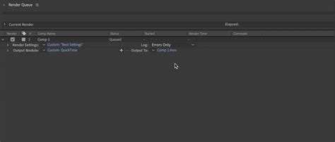 How To Render In Or Export From After Effects