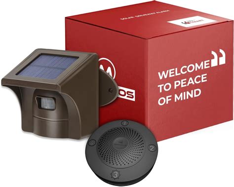 Driveway Alarm Wireless Motion Sensor Alarm Extra Loud Chimes Home Security Alarm System With