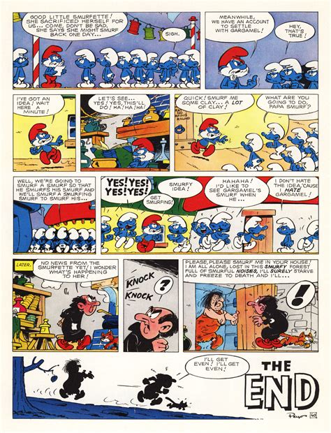 The Smurfette Comics Two Versions