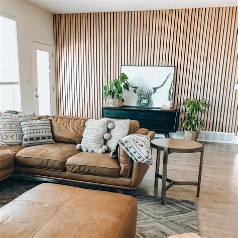 Wood Accent Wall Living Room A Warm And Inviting Space Artourney