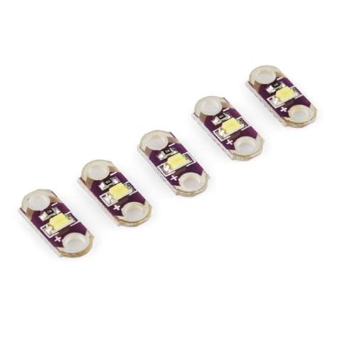 Sparkfun Lilypad Led White 5pcs At Mg Super Labs India