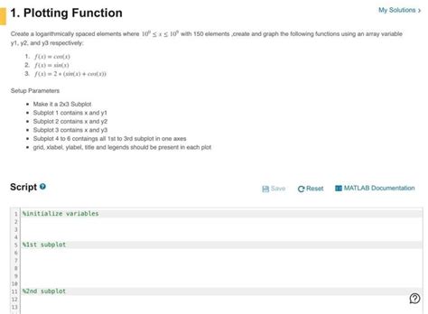 Solved Create A Logarithmically Spaced Elements Where Chegg