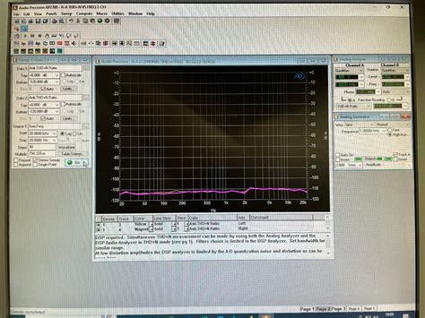 Audio Precision Audioanalyzer AudioAnalyzer THD N DB MoGar USB EBay